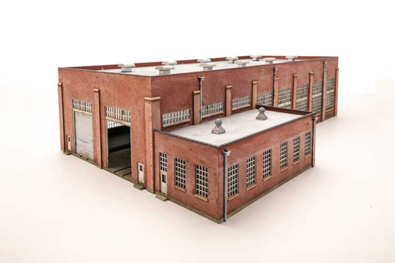 Walthers 933-2923 HO 2-Stall Engine House Building Kit – Trainz