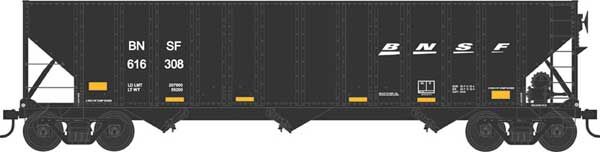Bowser 43183 HO BNSF Railway Executive Line 100-Ton 3-Bay Hopper RTR # – Trainz