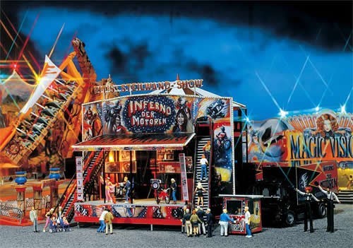 Faller 140330 HO Scale Carnival Sideshow "Pit's Steilwand-Show" Buildi ...