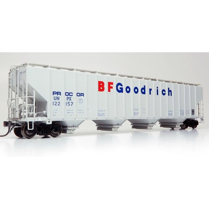 Rapido Trains 157004 HO BF Goodrich Procor 5820 Covered Hopper (Pack o ...