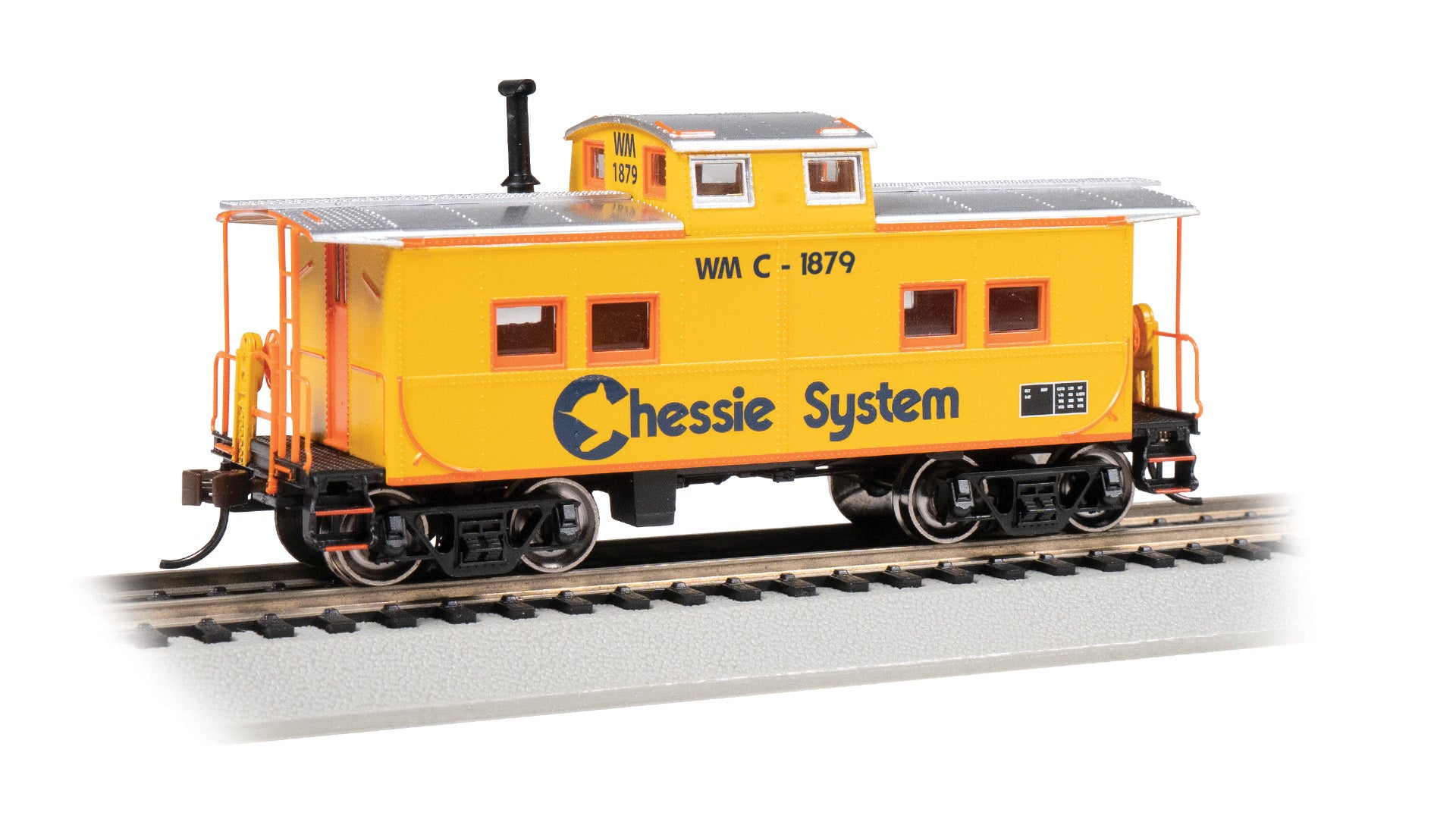 Bachmann 16826 HO Chessie System Northeast Steel Caboose WM #1879 – Trainz