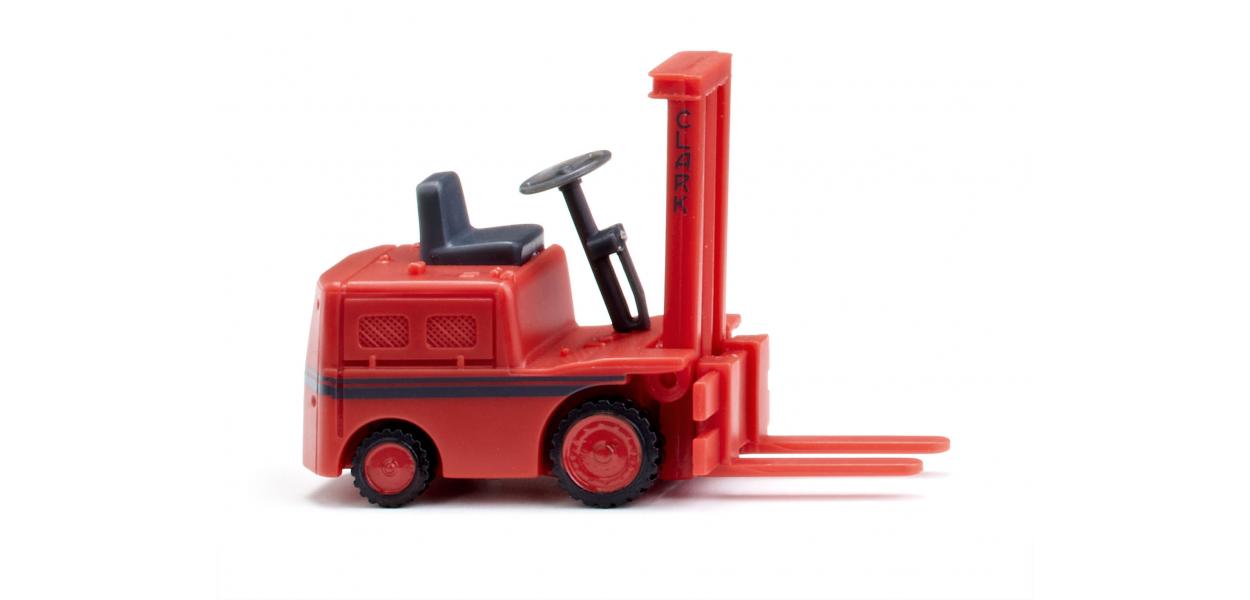 Wiking 117102 HO Red Clark Forklift Truck – Trainz