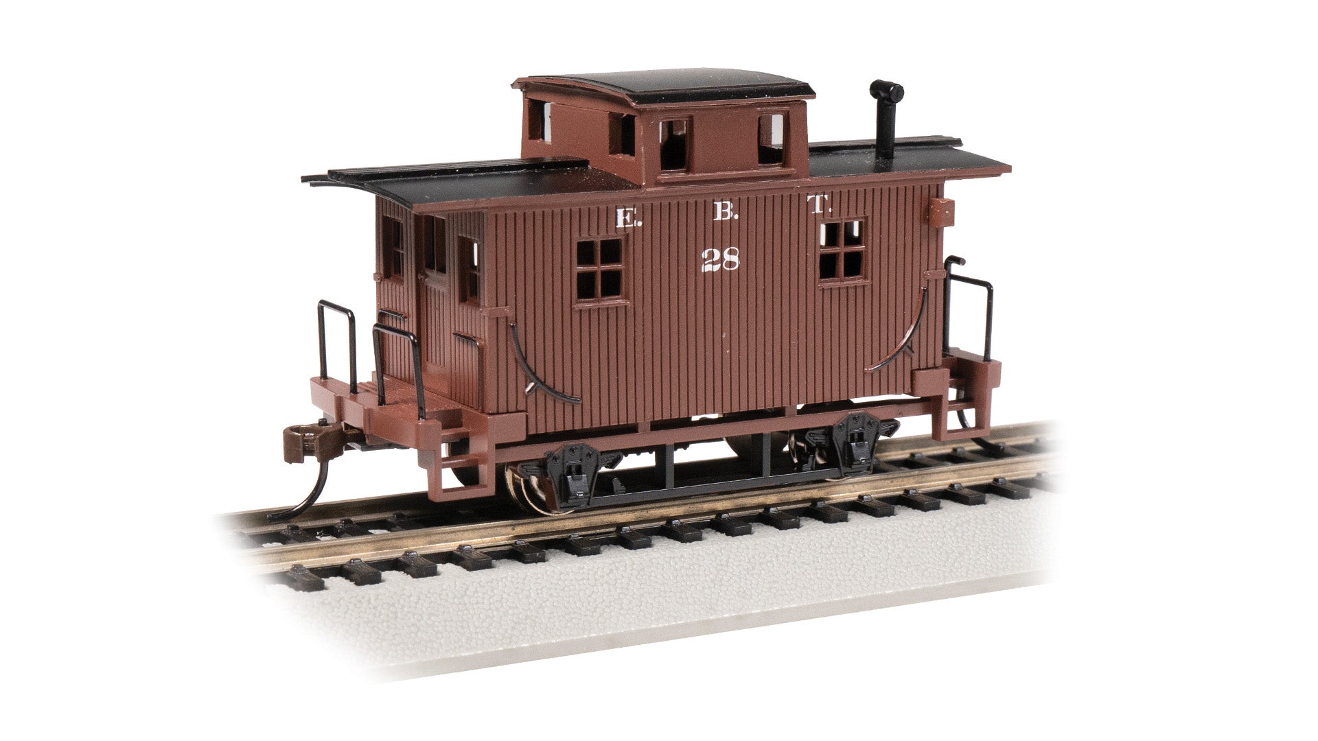 Bachmann 18409 HO East Broad Top Old-Time Bobber Caboose #28 – Trainz