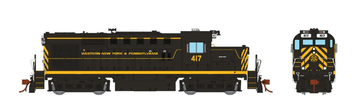 Rapido Trains 032581 HO Western NY & PRR RS-18U Diesel Locomotive DCC ...