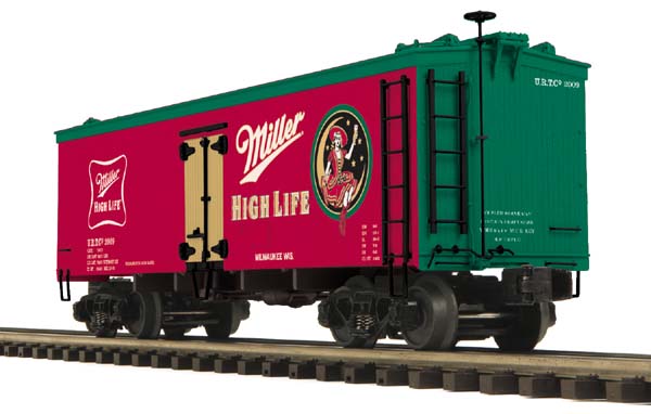 MTH 20-94354 O Miller Beer 36' Woodsided Reefer Car #2009 – Trainz