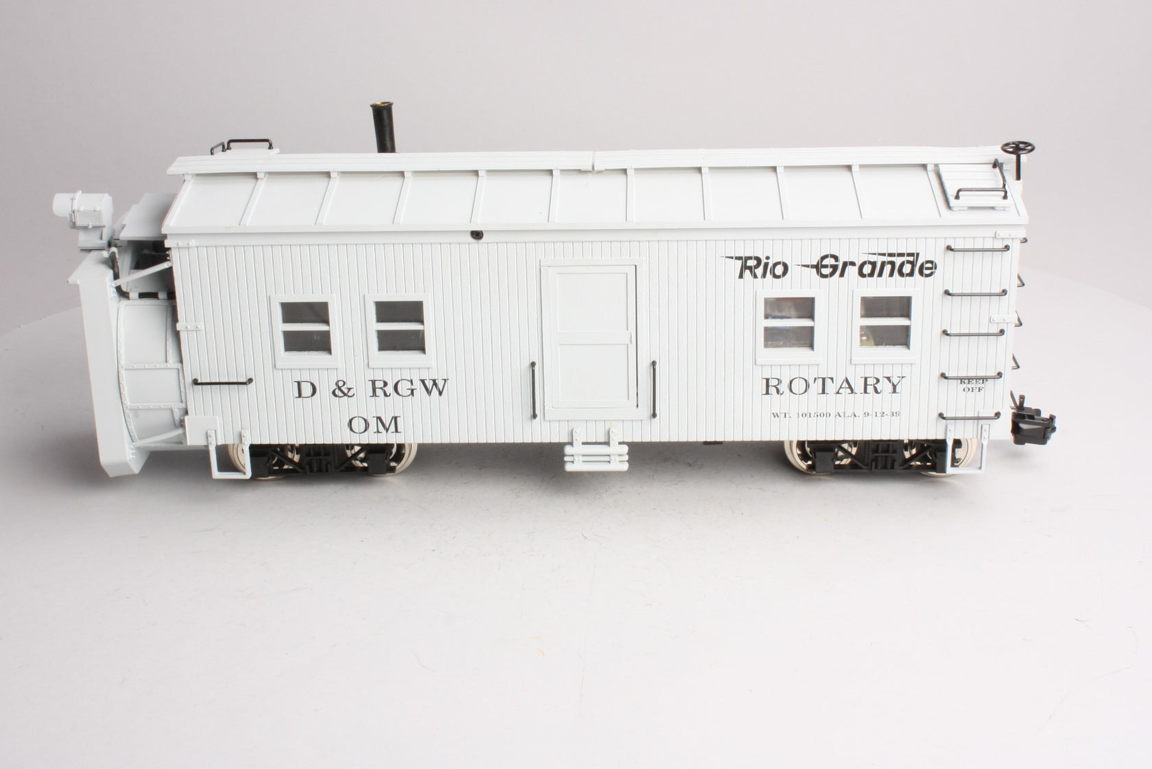 USA Trains 2100S G Scale D&RGW Rotary Snow Plow with Sound & Metal Whe ...