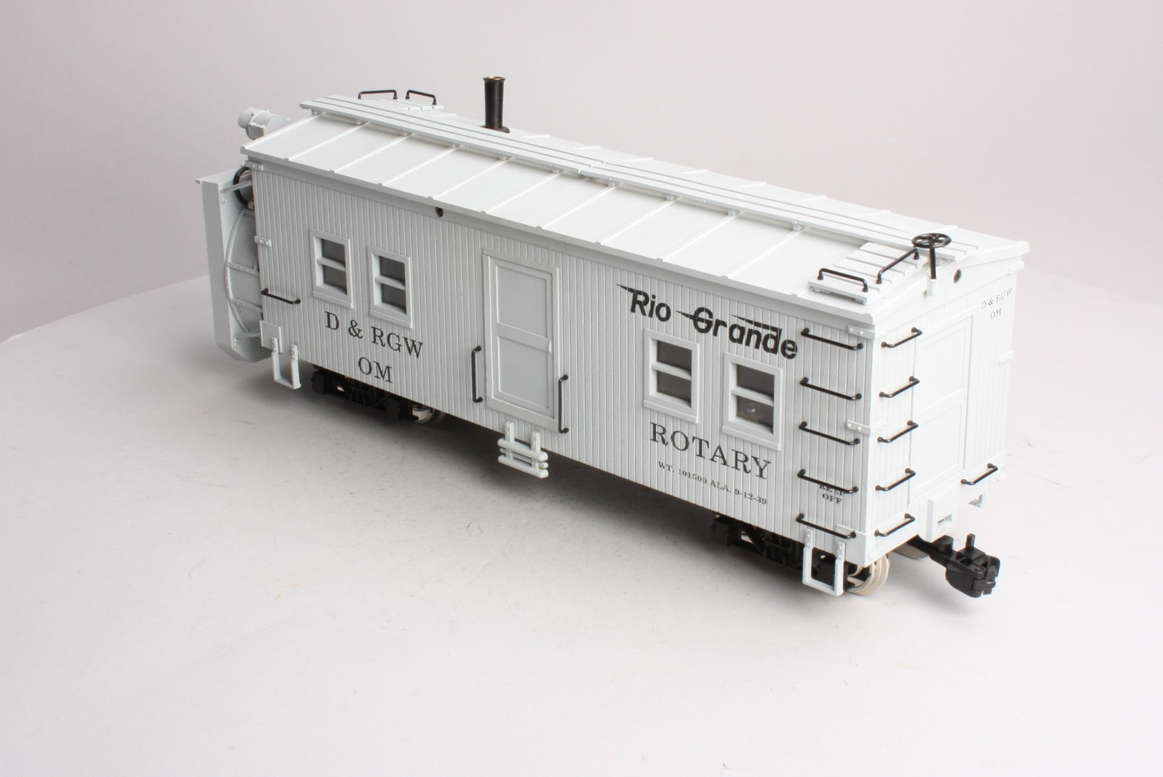 USA Trains 2100S G Scale D&RGW Rotary Snow Plow with Sound & Metal Whe ...