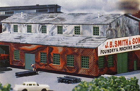 Heljan 671 N Scale Warehouse Kit – Trainz
