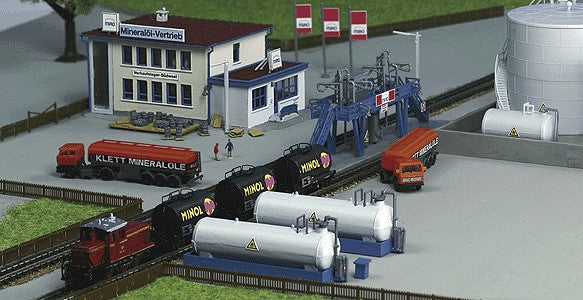 Kibri 6727 Z Scale Fuel Depot Kit – Trainz