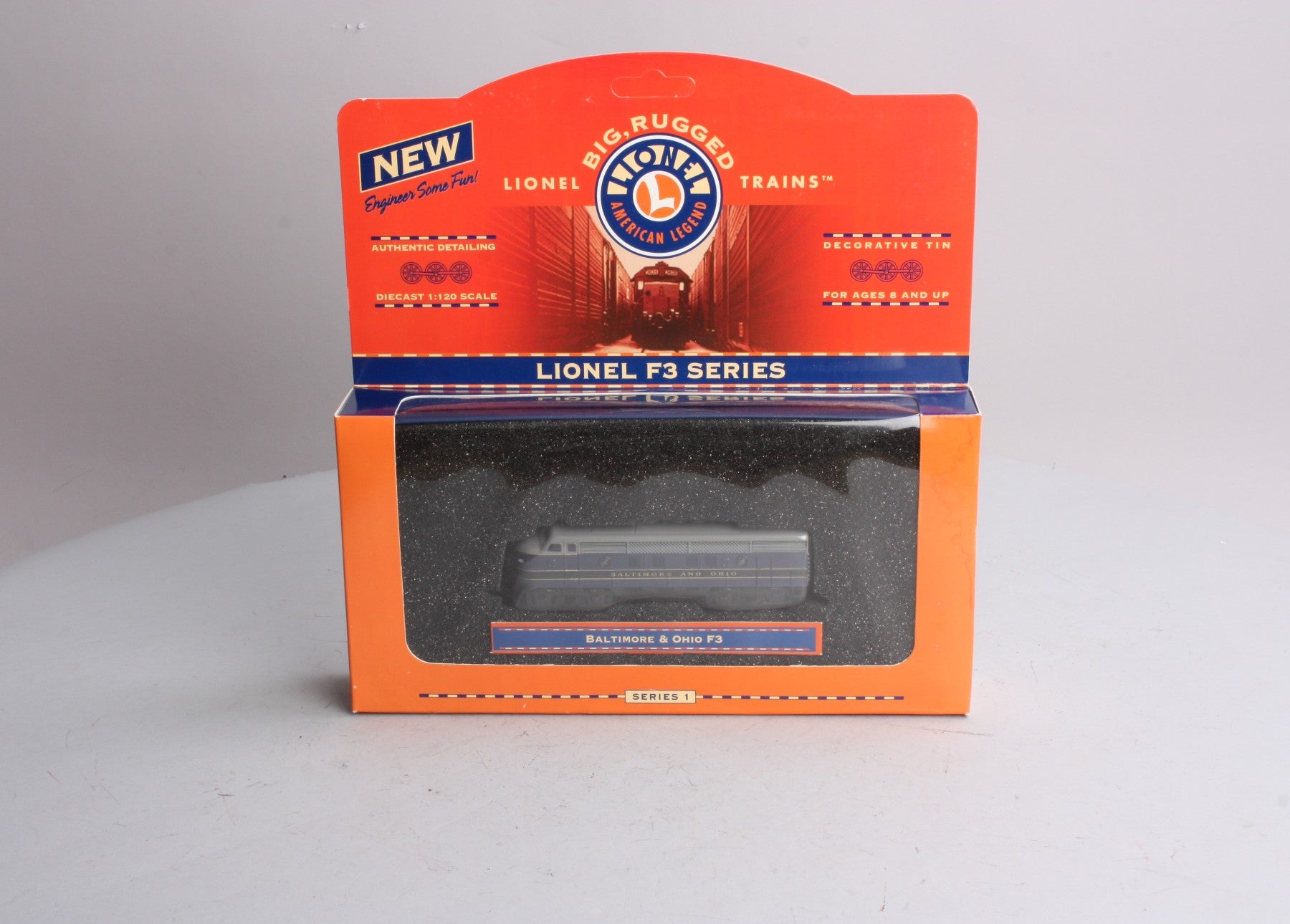 Lionel 91007 1:120 Die-Cast Baltimore & Ohio F3 Model Diesel Locomotiv ...