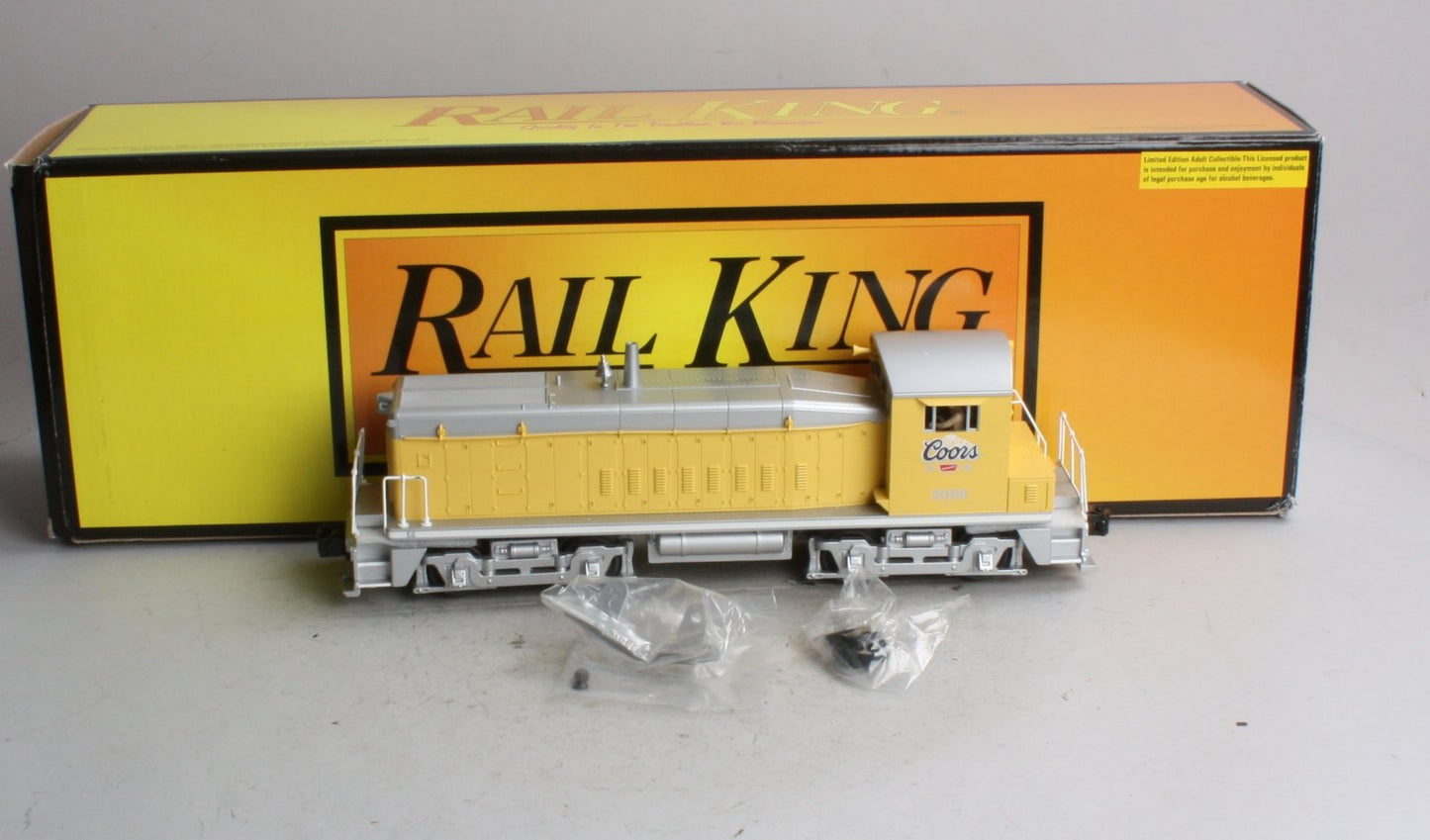 MTH 30-2825-1 O Gauge Coors SW-8 Diesel Switcher w/PS2 #2008 – Trainz