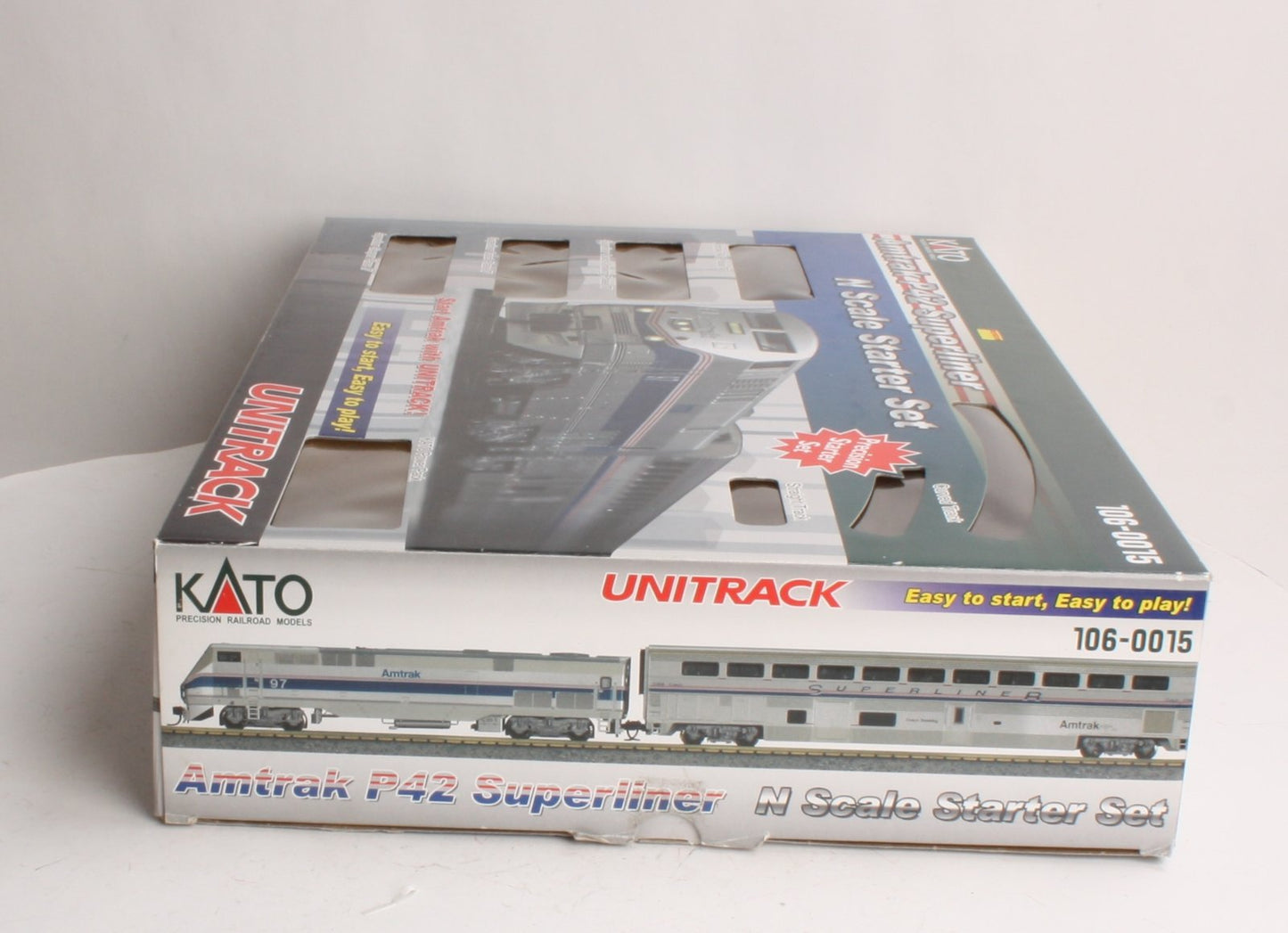 Kato 106-0015 Amtrak P42 Superliner N Gauge Diesel Starter Train Set – Trainz