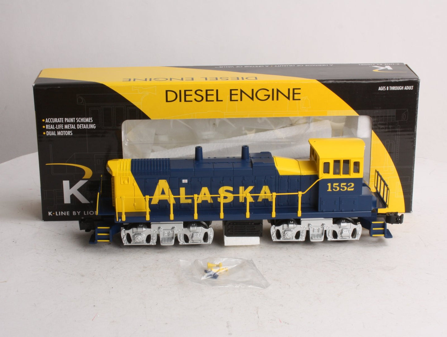 Lionel K-Line 6-22137 Alaska MP-15 Diesel Loco w/Horn #1552 – Trainz
