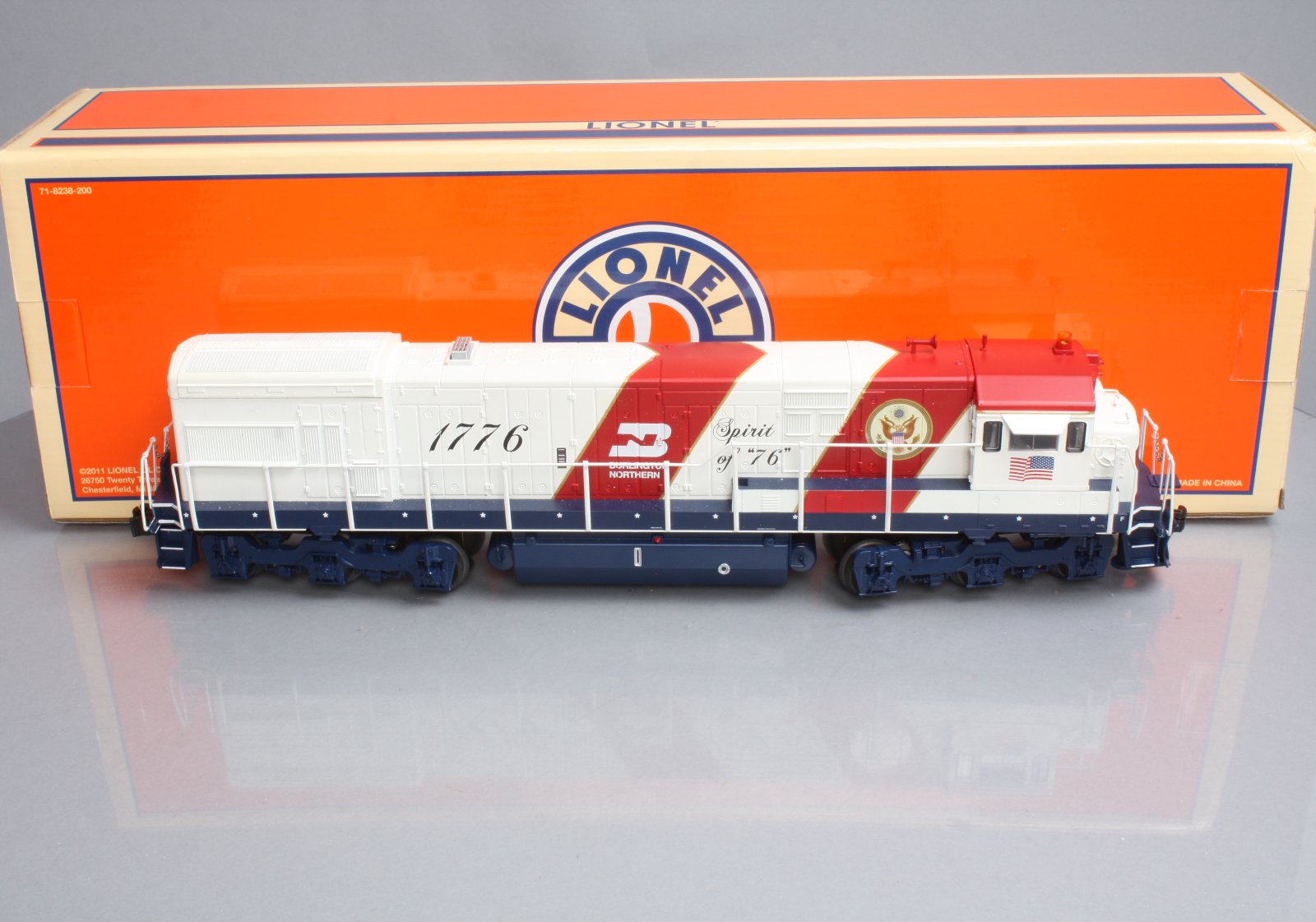 Lionel 6-38418 O Gauge BN Bicentennial U30C Diesel Locomotive #1777 ...
