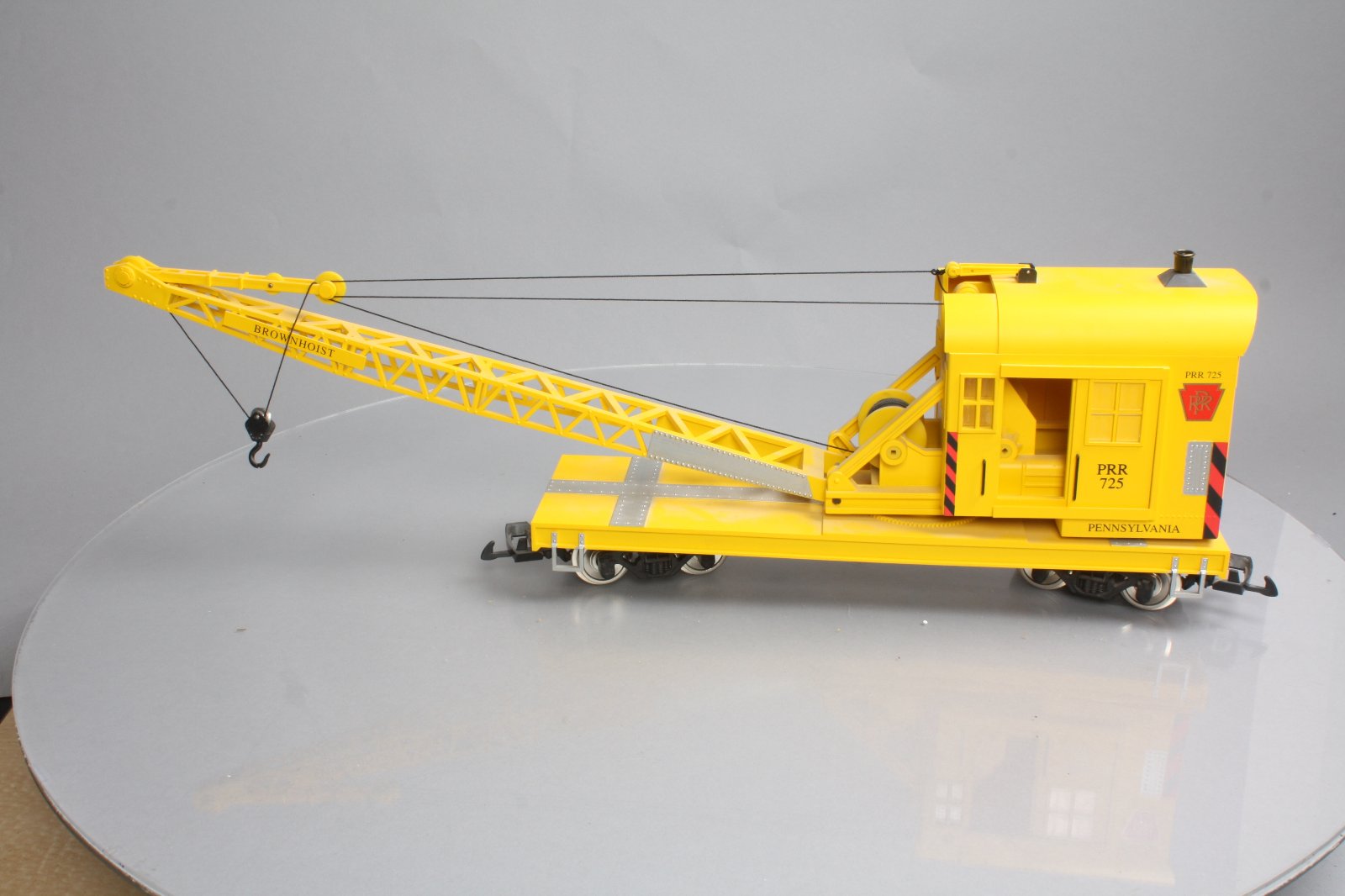 USA Trains 1861 G Scale Pennsylvania 25-Ton Crane Car – Trainz