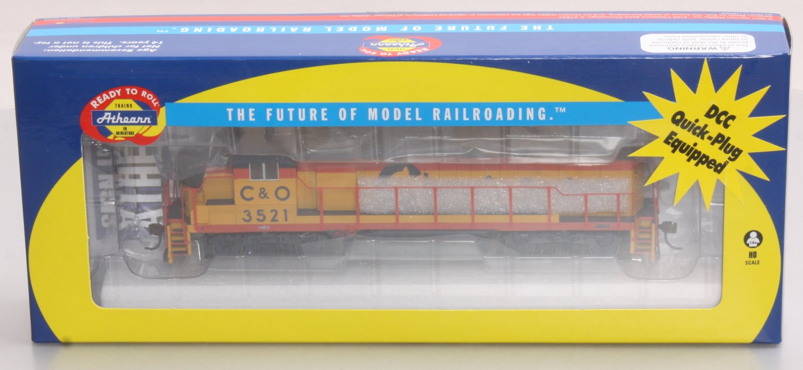 Athearn 96061 HO RTR GP35, Chessie/C&O #3521 – Trainz