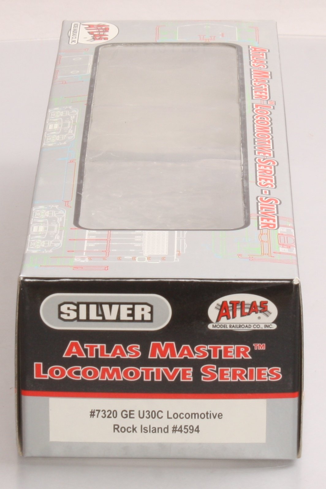 Atlas 7320 Rock Island GE U30C Diesel Locomotive #4594 – Trainz