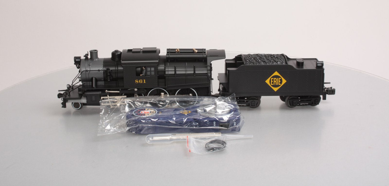 Lionel 6-82418 O Erie LionChief Plus Camelback Steam Locomotive #861 ...