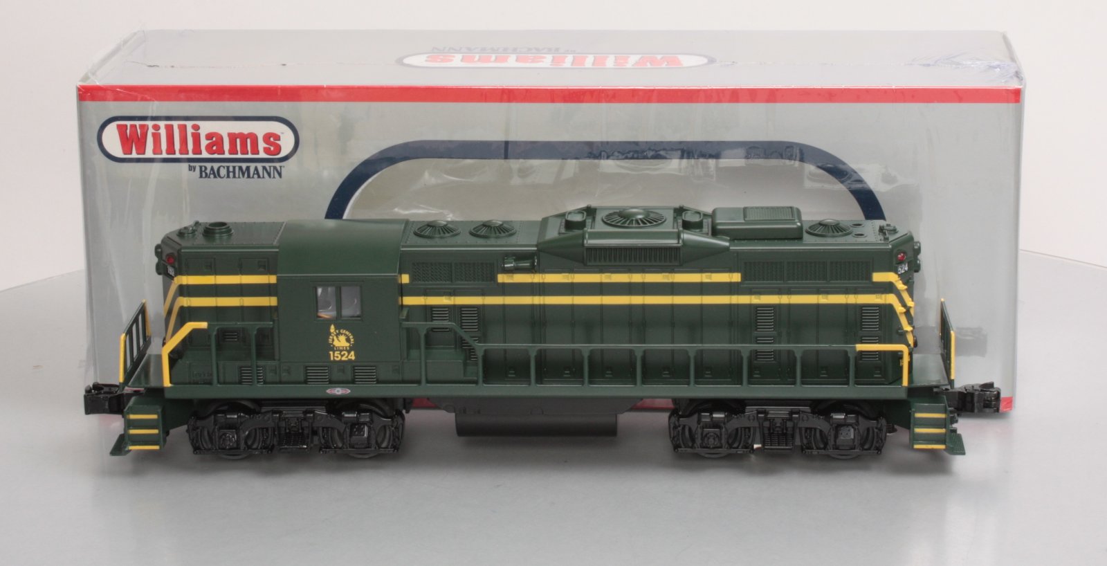Williams 21447 O Gauge CNJ GP9 Powered Diesel Locomotive #1524 – Trainz
