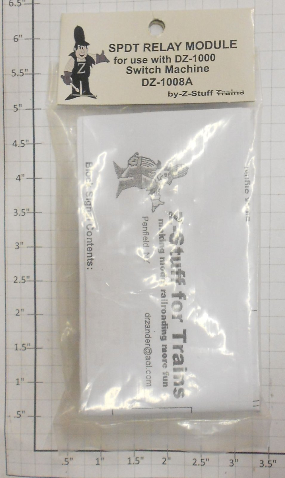 Z-Stuff DZ-1008A O SPDT Relay Module For Use With DZ-1000 Switch Machi ...