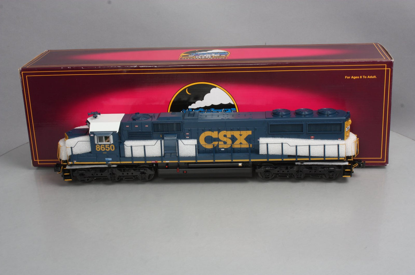 MTH 20-2815-3 CSX SD50 Non-Powered Diesel Engine #8650 – Trainz