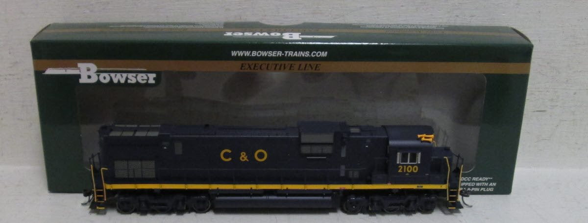 Bowser 23791 HO Scale C&O Alco C630 Diesel Locomotive #2100 – Trainz