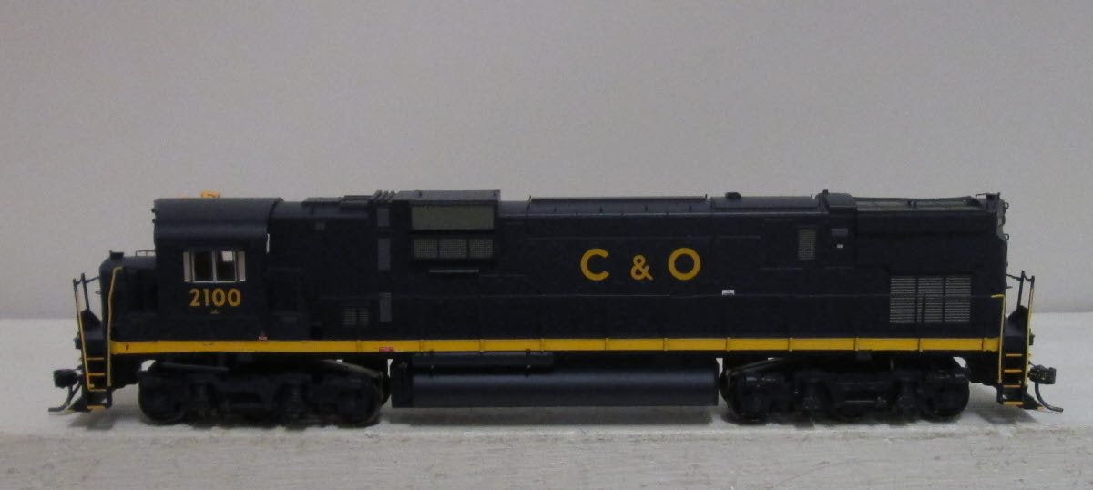 Bowser 23791 HO Scale C&O Alco C630 Diesel Locomotive #2100 – Trainz