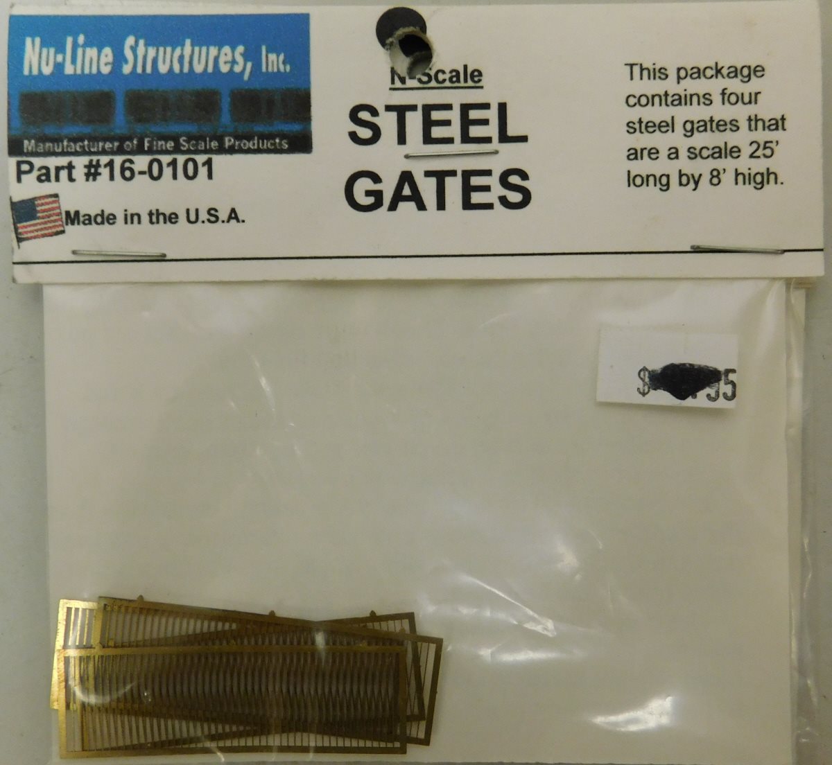 Nu-Line Structures 160101 Steel Gates (4) – Trainz