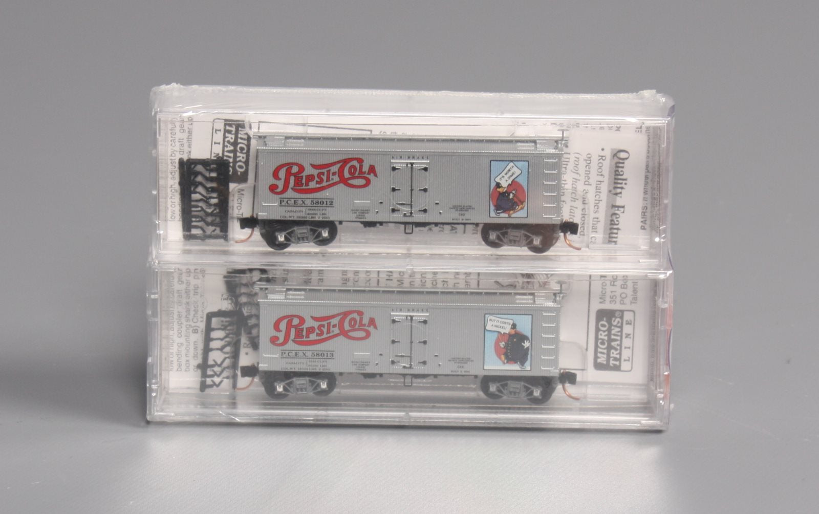 Micro-Trains 05800572 N Pepsi-Cola 36' Wood Sheathed Ice Reefers (Set ...