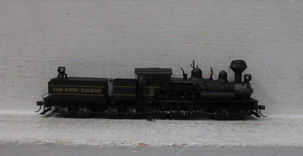 Bachmann 81906 HO Cass Scenic RR Three Truck Shay Steel Cab Steam Loco ...