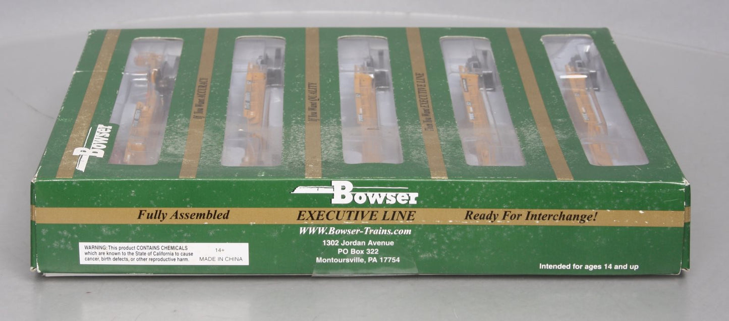 Bowser 40614 HO TTAX Trinity 53' Spine Car 5-Unit Set #555074 – Trainz