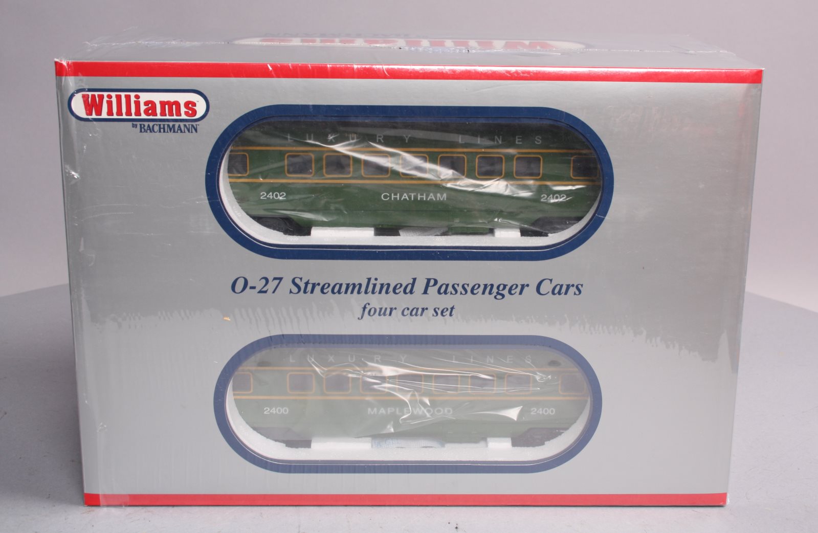 Williams 43252 Luxury Lines O27 Streamline Passenger 4-Pack – Trainz