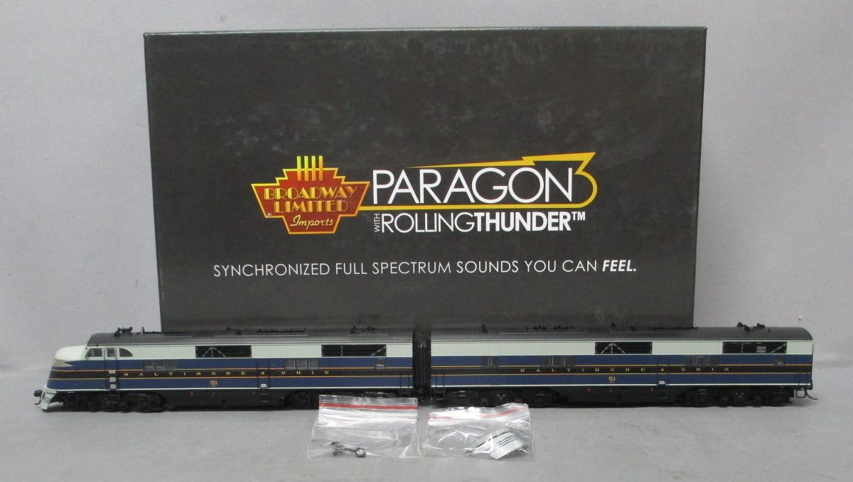 Broadway Limited 5501 HO Scale Baltimore & Ohio EMC EA/EB Diesel Set ...
