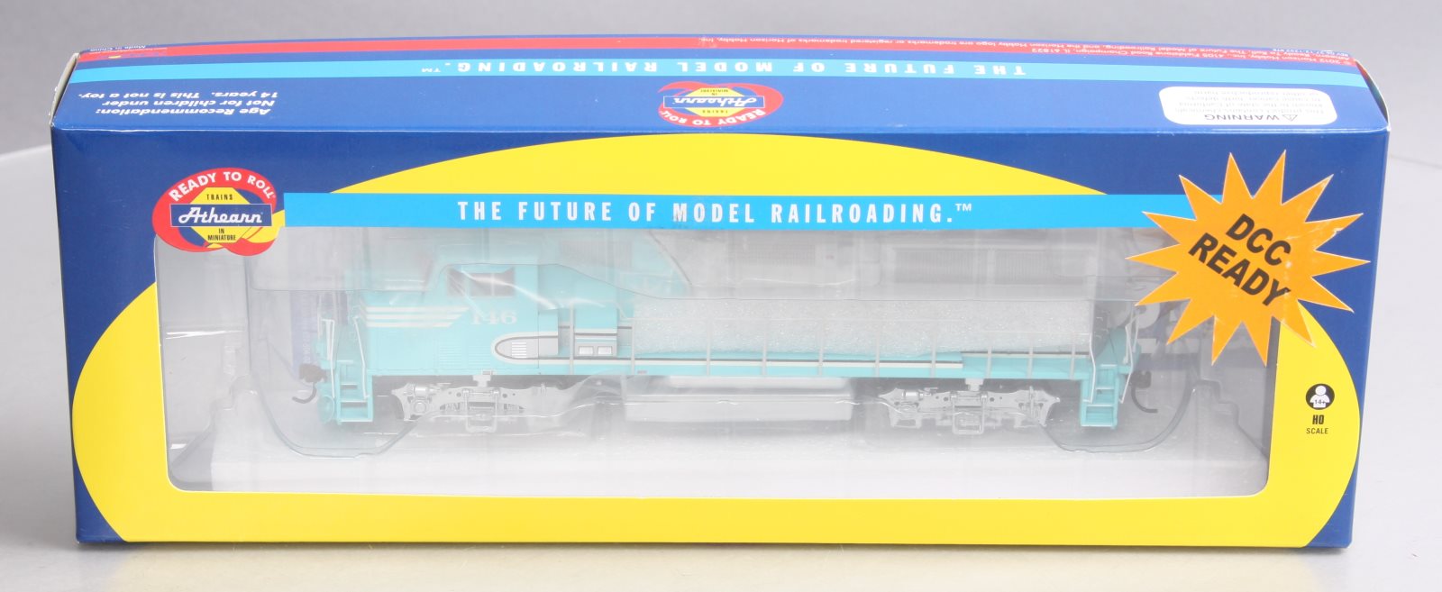 Athearn 88845 HO SF/Maersk RTR GP60M Diesel Locomotive #146 – Trainz