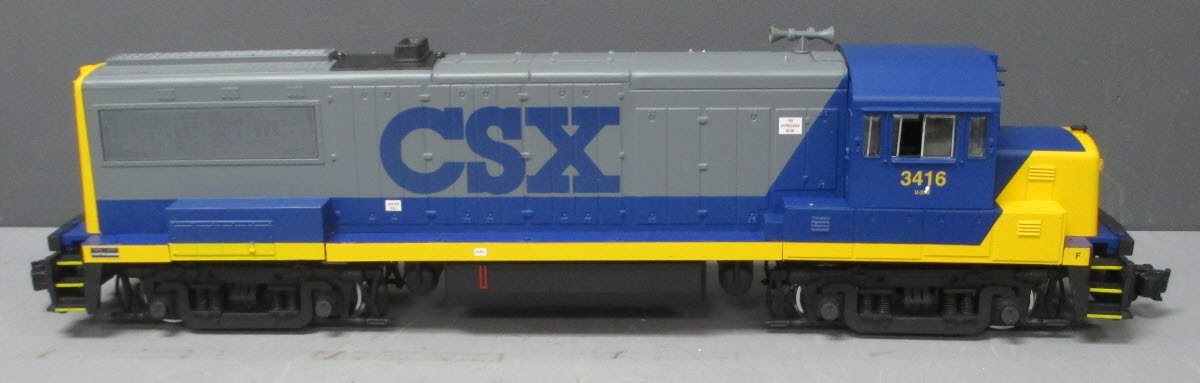 Aristo-Craft 22128 G Scale CSX GE U25B Diesel Locomotive #3416 – Trainz