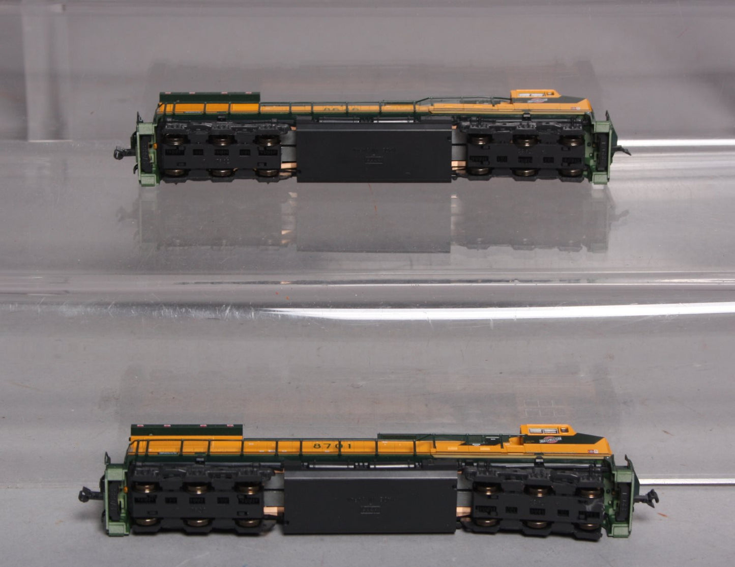 Kato 106-24511 N C&NW C44-9W Diesel Locomotive #8646/#8702 - DCC Ready – Trainz