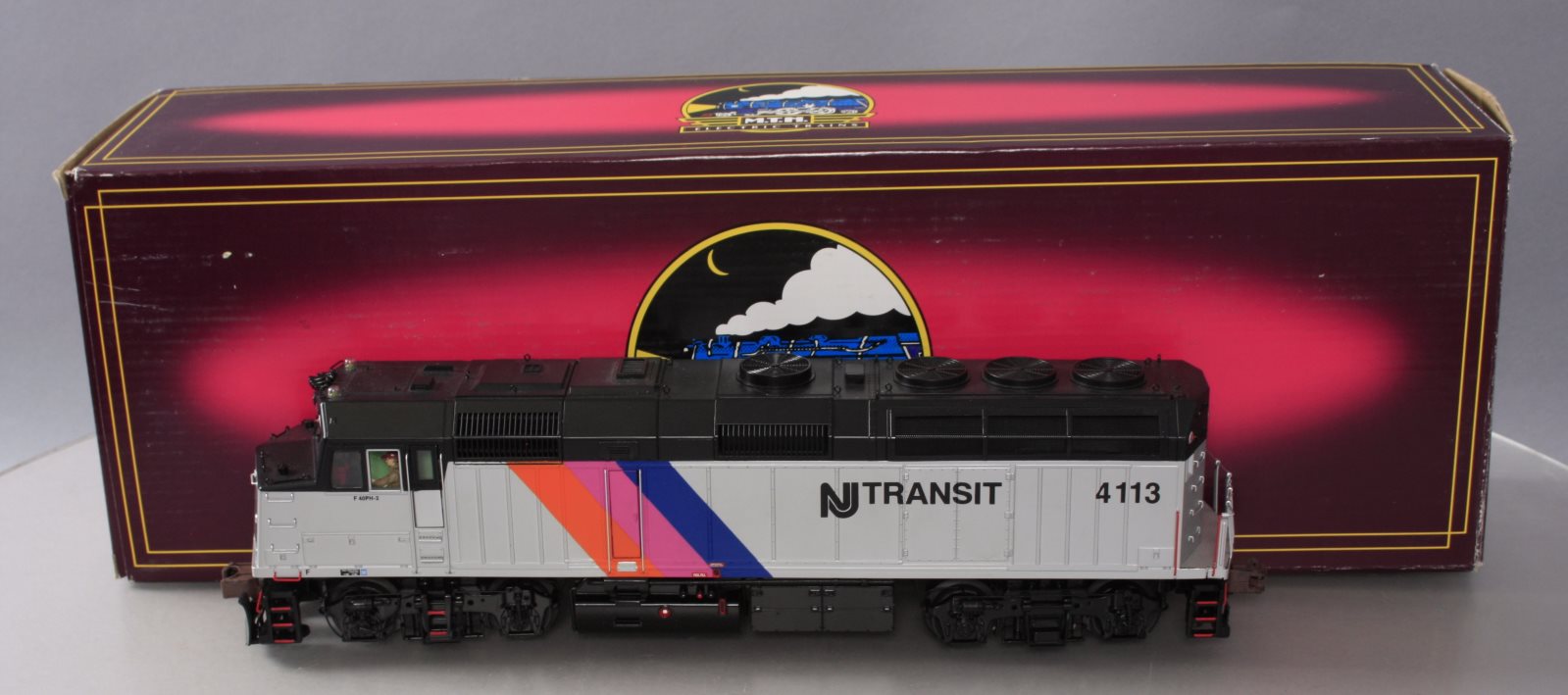 MTH 20-20109-1 NJ Transit F40PH Diesel Engine w/Proto-Sound 2.0 (Hi-Ra ...