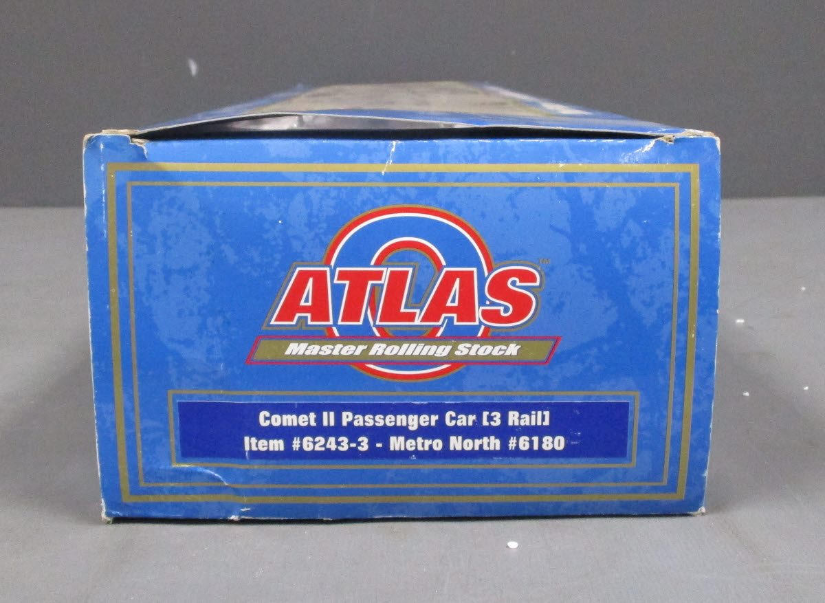 Atlas 6243-3 Metro North Comet II Coach #6180 (3 Rail) – Trainz