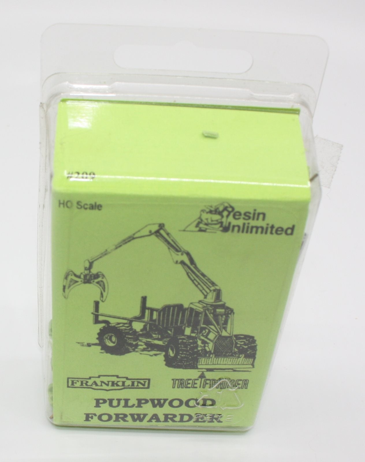 Resin Unlimited 209 HO Pulpwood Franklin Forwarder 4-Wheel Kit – Trainz