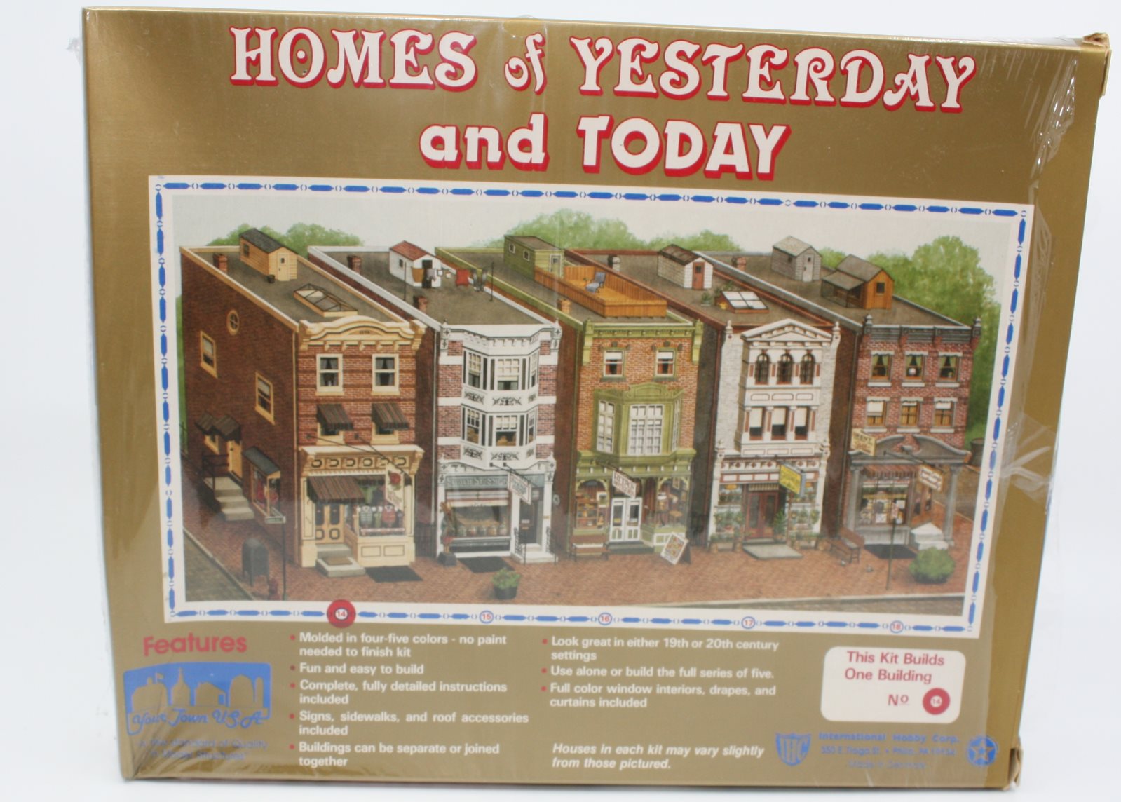 IHC 100-14 HO 2nd Hand Rose Storefront Houses Building Kit – Trainz