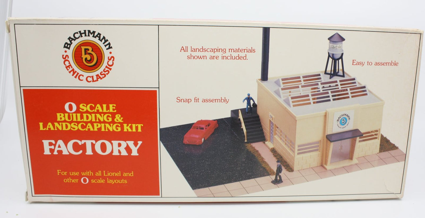 Bachmann 49-1988 O Plasticville Factory Classic Building Kit – Trainz