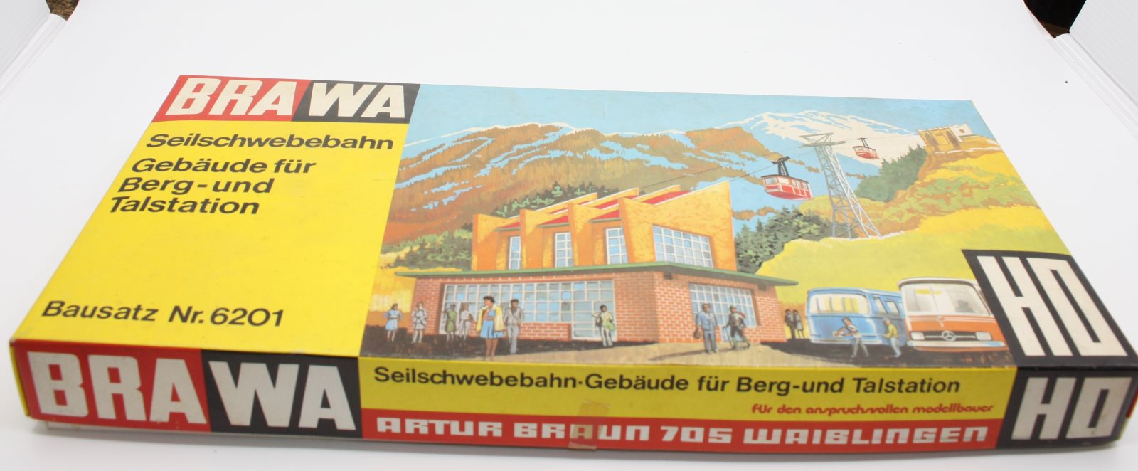 Brawa 6201 HO Cable Car Building for Mountain and Valley Station Kit ...
