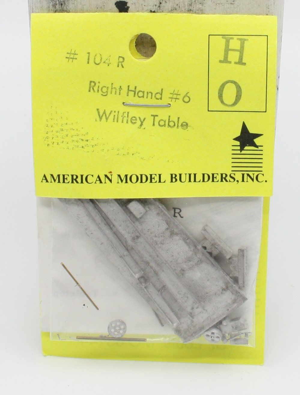 American Model Builders 104R HO Right Hand #6 Wilfley Table Kit – Trainz