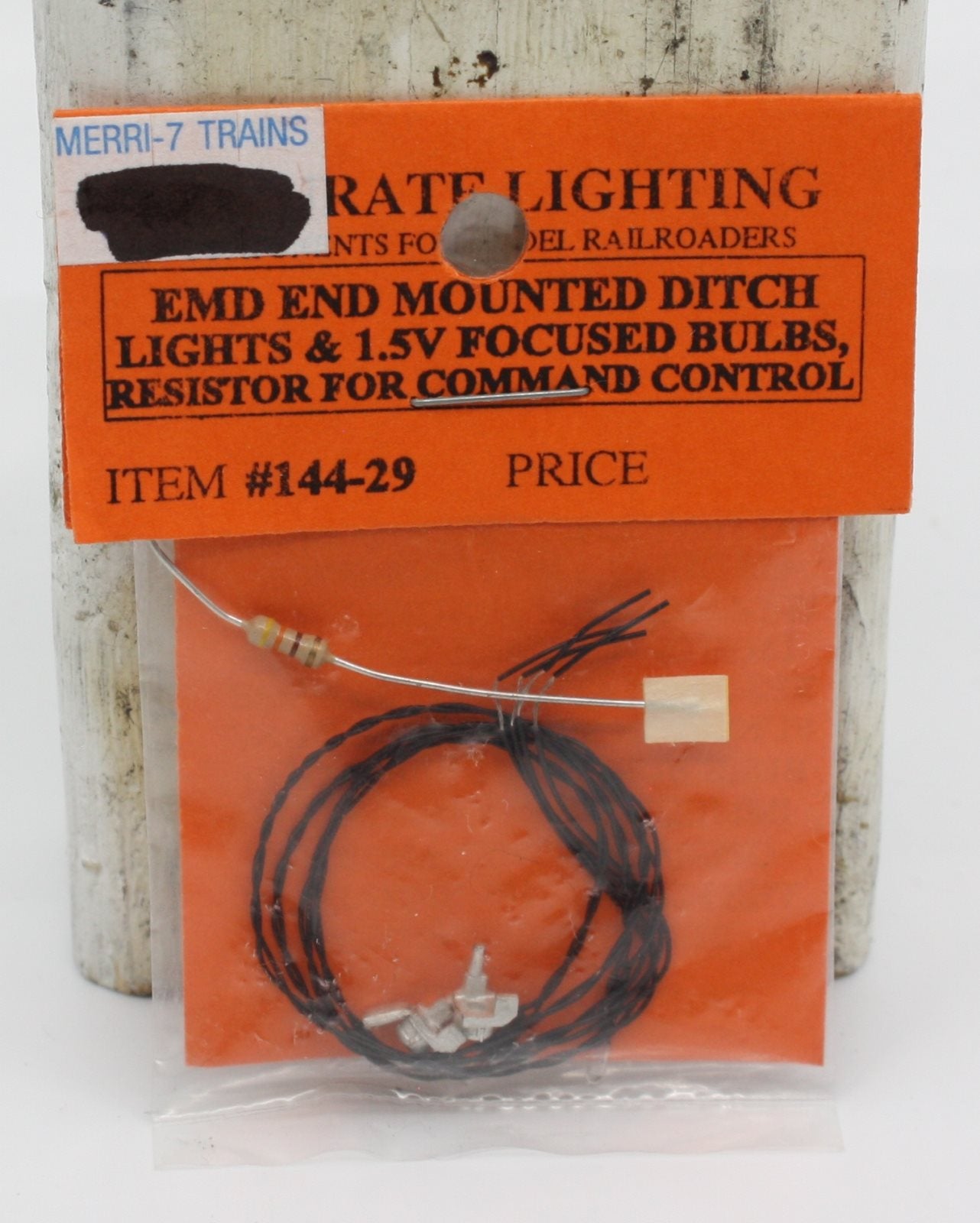 Accurate Lighting 144-29 EMD END Mounted Ditch Lights & 1.5V Bulbs Res ...