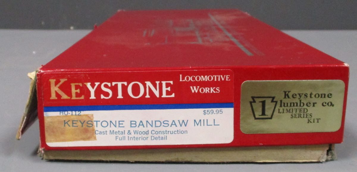 Keystone Locomotive HO-112 HO Keystone Bandsaw Mill Building Kit – Trainz