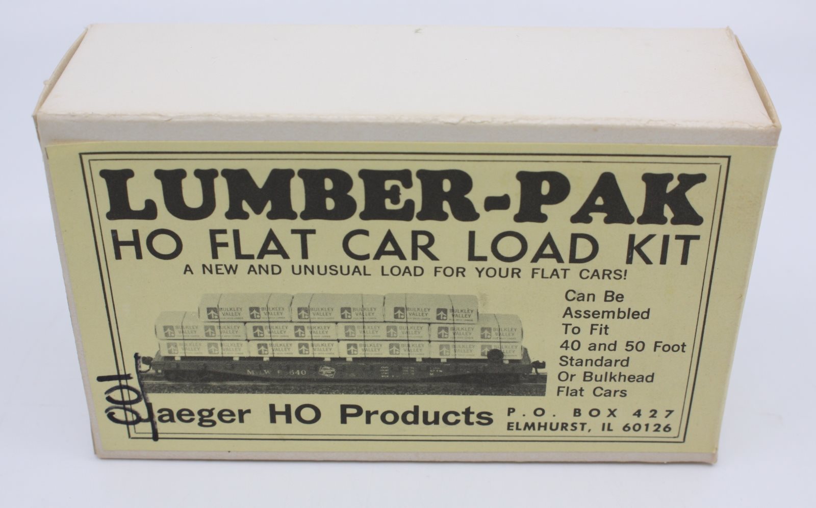 Jaeger Products 001 HO Lumber Pack Flat Car Load Kit. – Trainz