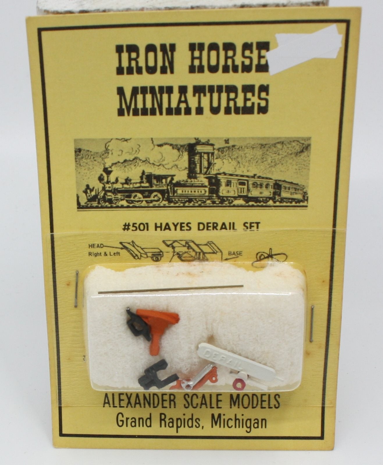Alexander Scale 501 Iron Horse Minatures Hayes Derail Set – Trainz