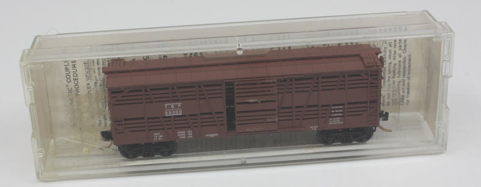 Micro-Trains 03500110 N Texas & Pacific 40' Despatch Stock Car #22000 ...