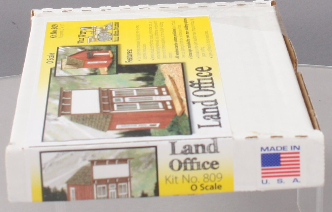 Wild West Scale Models 809 O Scale Land Office Laser Cut Wood Kit – Trainz