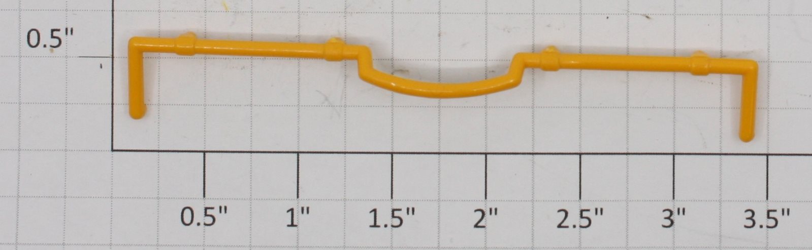 Parts by Parks 5000-325 Uncoupler Bar Yellow 40159 – Trainz